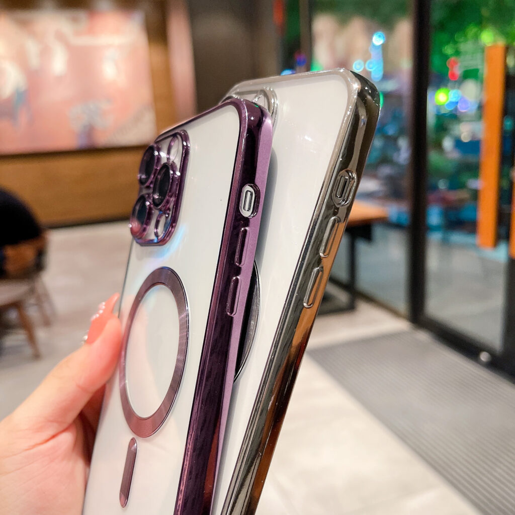 Luxury Transparent Magsafe Logo Hole Case For iPhone – Mister Mobile