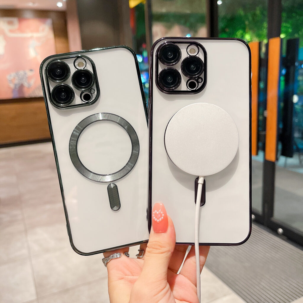 Luxury Transparent Magsafe Logo Hole Case For iPhone – Mister Mobile